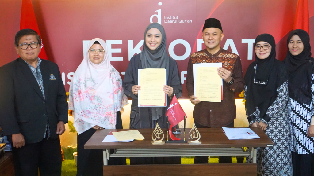 Penandatanganan MoU Maskanul Huffadz dan IDAQU - Institut Daarul Quran