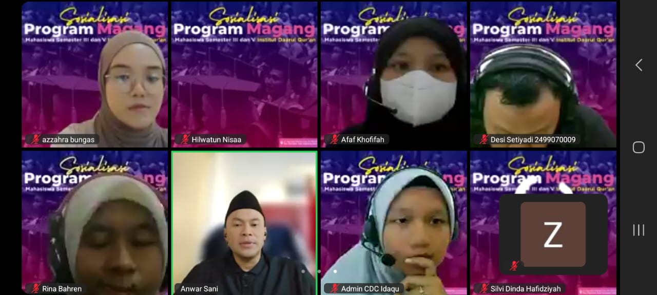 Sosialisasi Magang IDAQU 2025 - Institut Daarul Quran